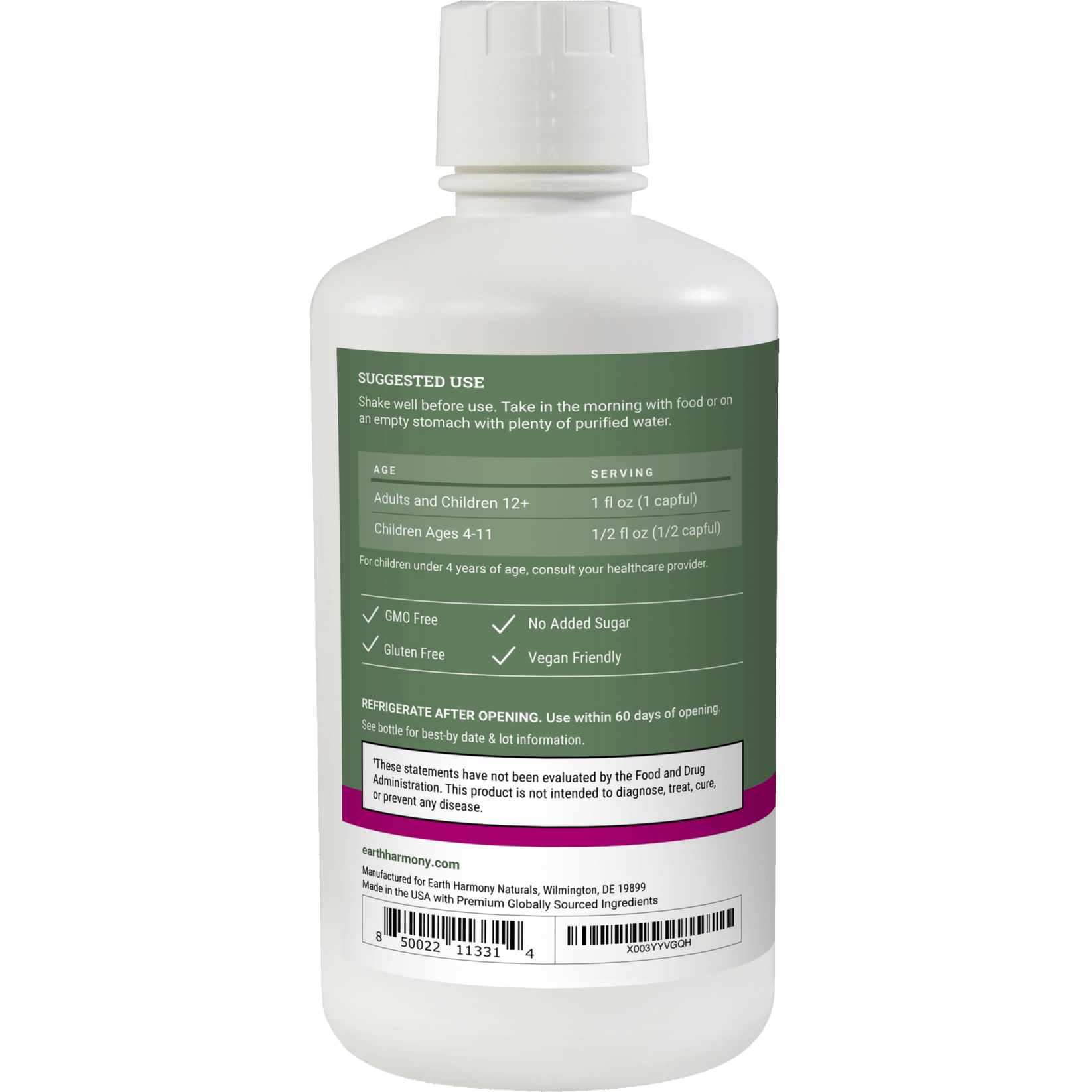Liquid Multivitamin - 30+ Essential Vitamins & Minerals – Earth Harmony ...