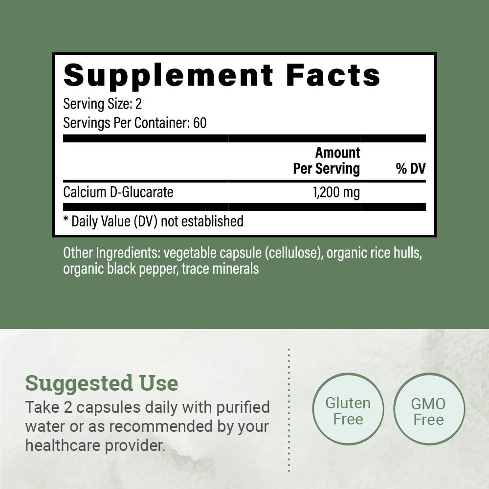 Calcium D-Glucarate – Earth Harmony Retail