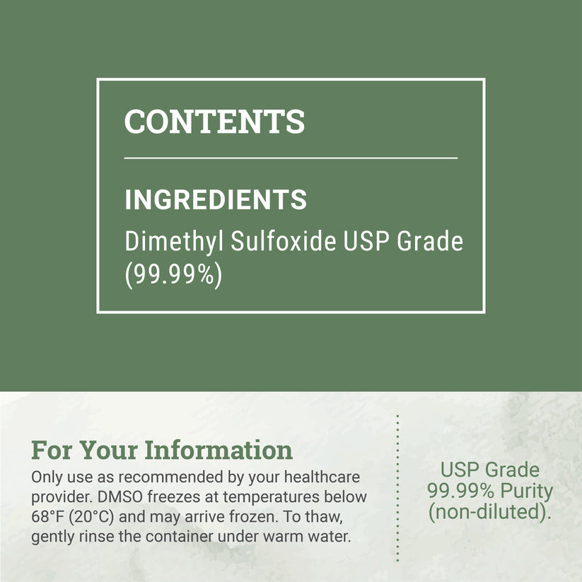 USP Grade DMSO (DIMETHYL SULFOXIDE) – Earth Harmony Retail