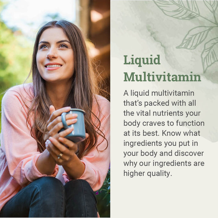Liquid Multivitamin - 30+ Essential Vitamins & Minerals – Earth Harmony ...